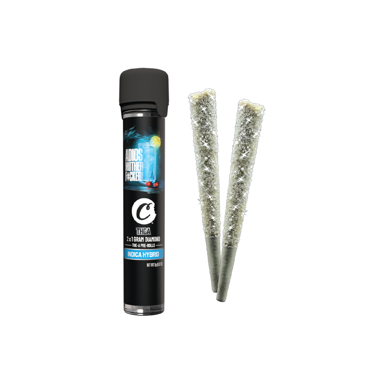 Cookies | Adios MF | 1g 2 Pack THC Blend W/ Diamonds infused Pre-Roll ...